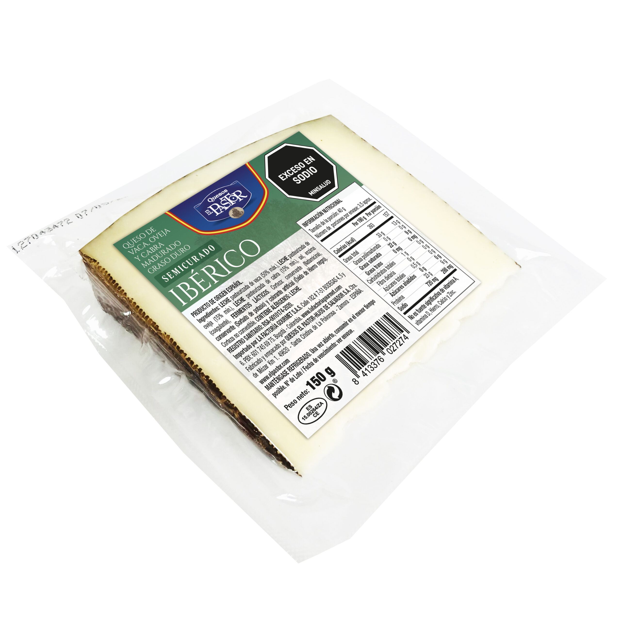 Queso Iberico Curado 150g (Vaca, Oveja y Cabra) - La Factoria Gourmet